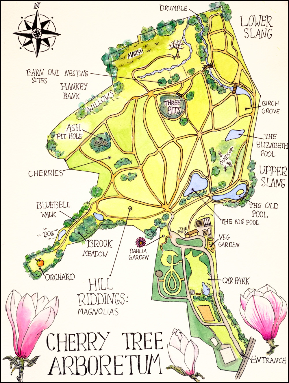 Map - Cherry Tree Arboretum